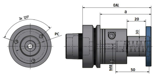 UM Hydro-Grip HSK-F63 G2 Combo