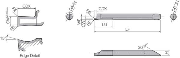Carbide Grooving Insert