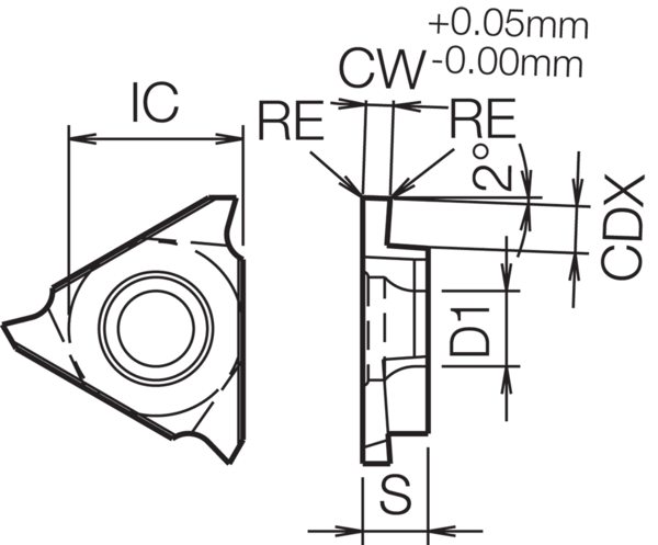 Carbide Grooving Insert
