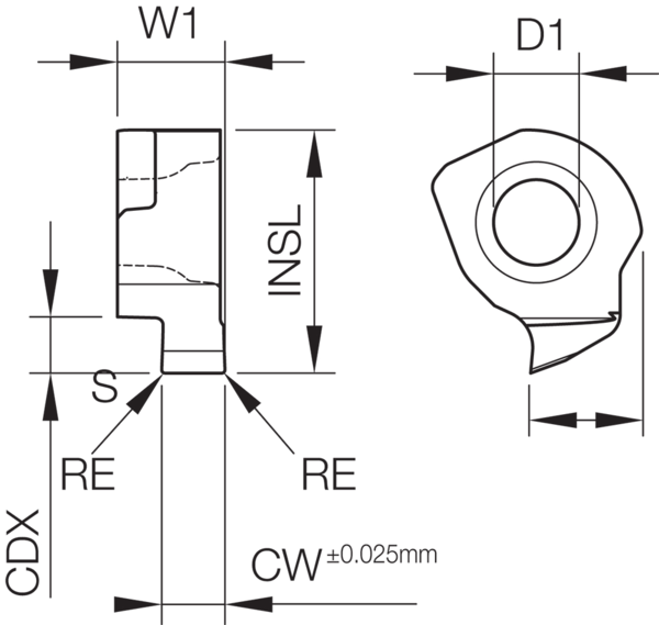 Carbide Grooving Insert