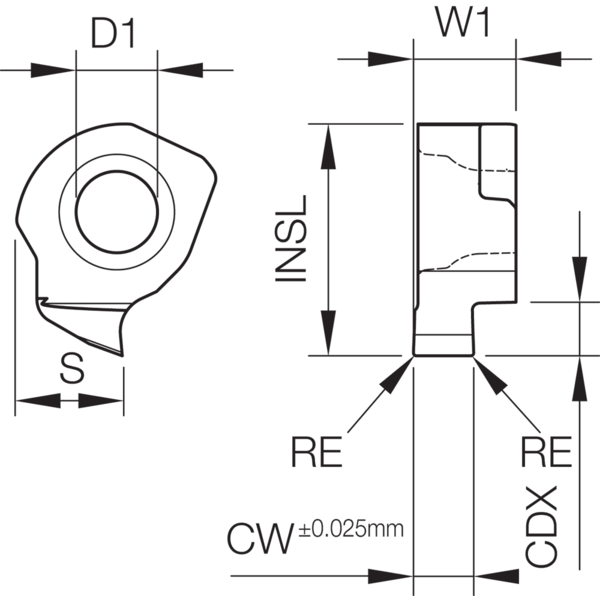 Carbide Grooving Insert