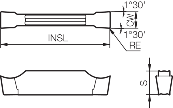 Carbide Grooving Insert