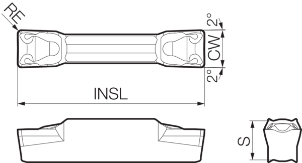 Carbide Grooving Insert
