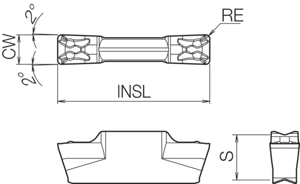 Carbide Grooving Insert