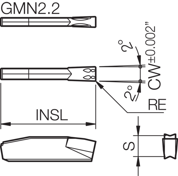Carbide Grooving Insert